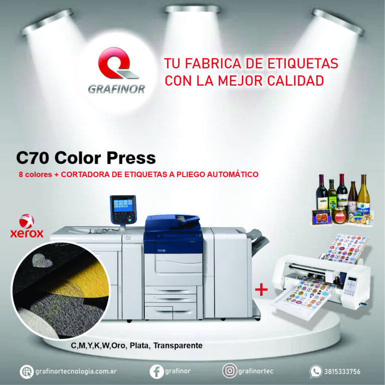 C70 a color de Xerox® – Grafinor Tecnología